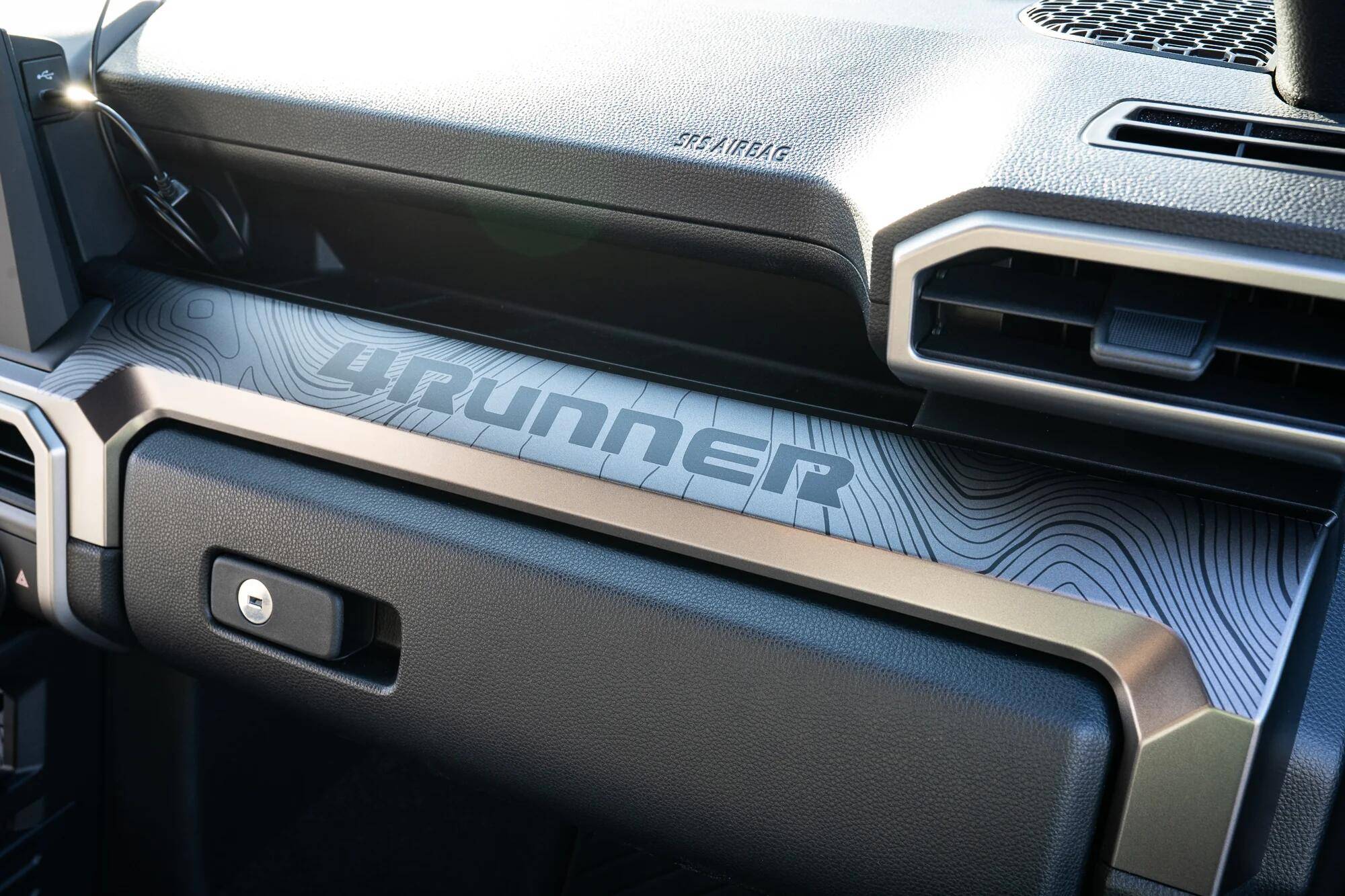 STICKERFAB Topographic Map Dashboard Trim Overlays | 2025 4Runner Forum ...