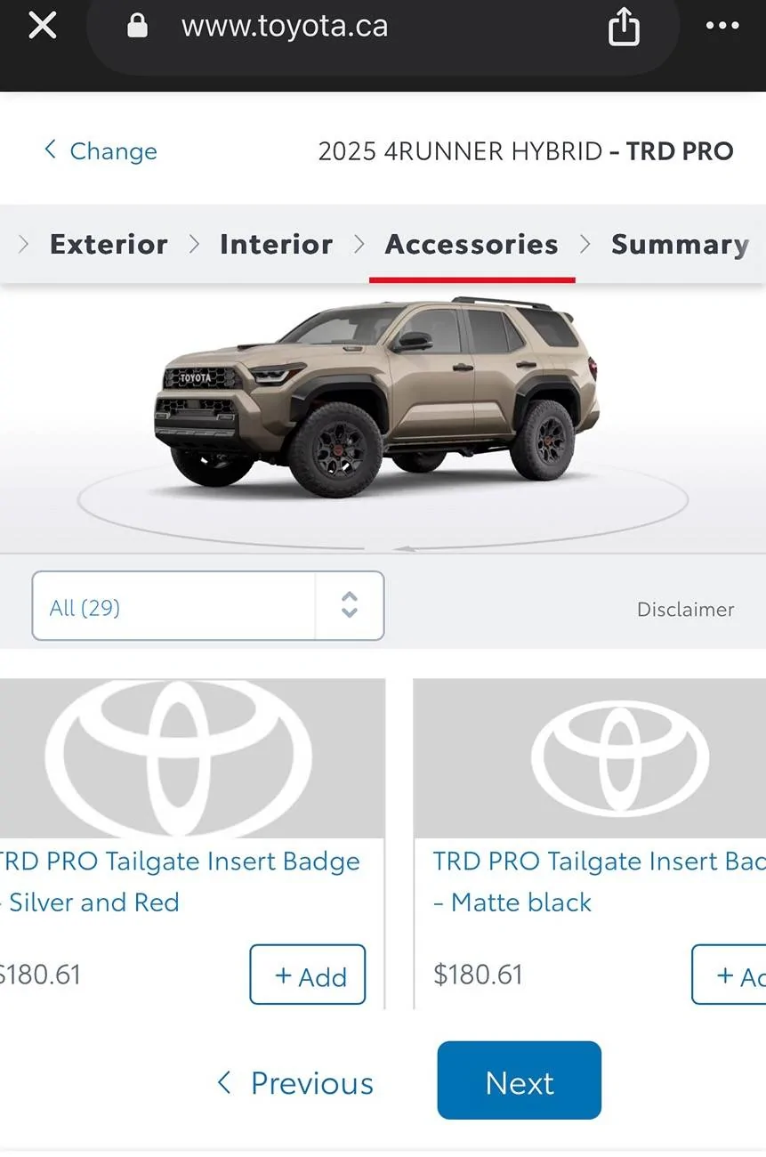 How easy is it to remove rear black badge inserts? - TRD PRO | 2025 ...