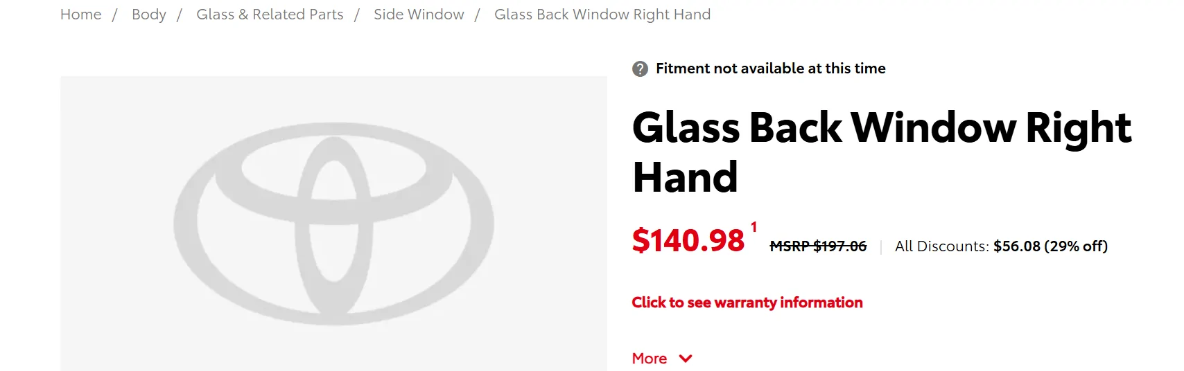 Back Passenger Window Replacement Part Number | 2025 4Runner Forum (6th ...