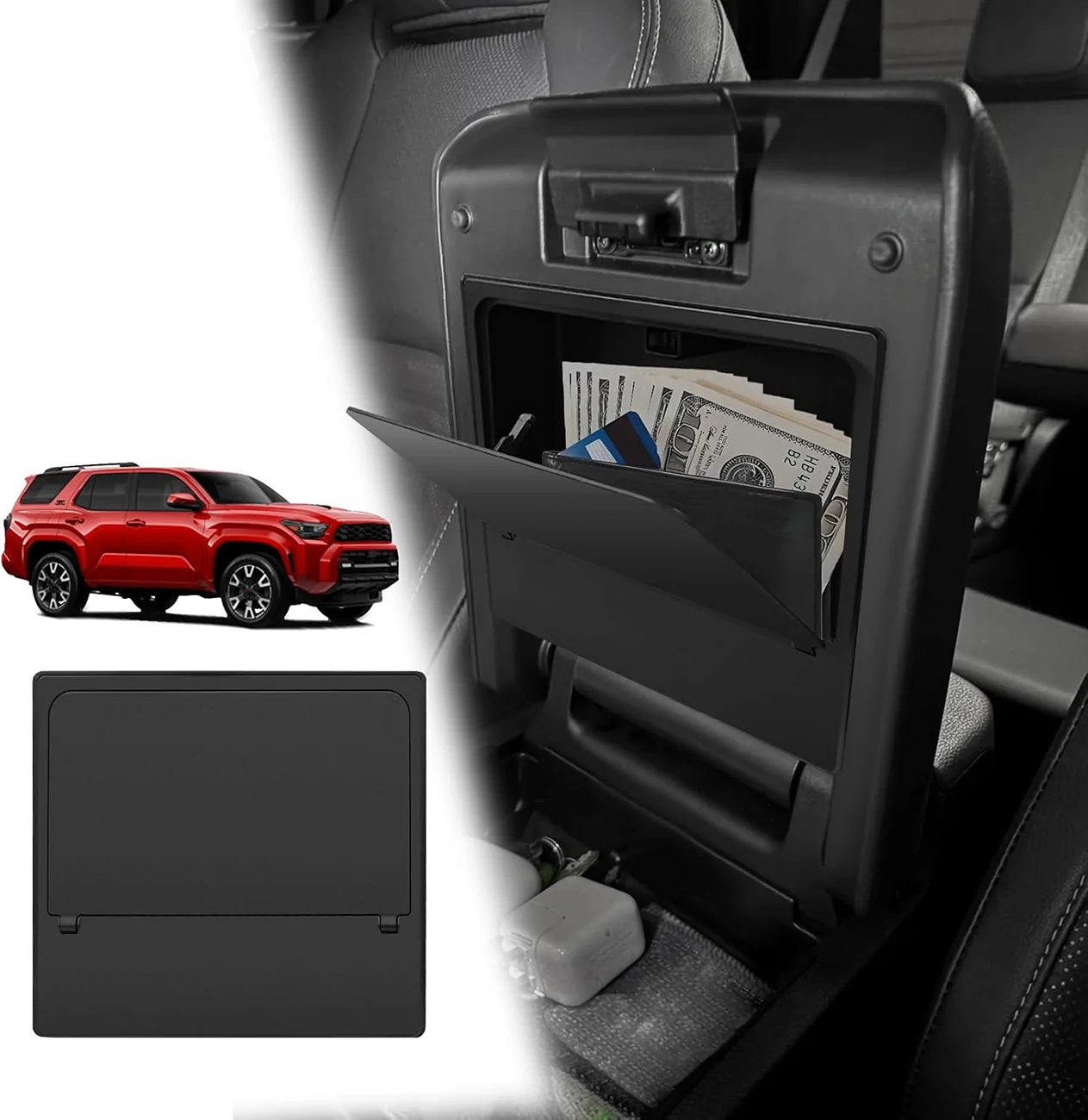 🎉 New Arrival | Muslogy 2025 4Runner Center Console Hidden Storage Box ...