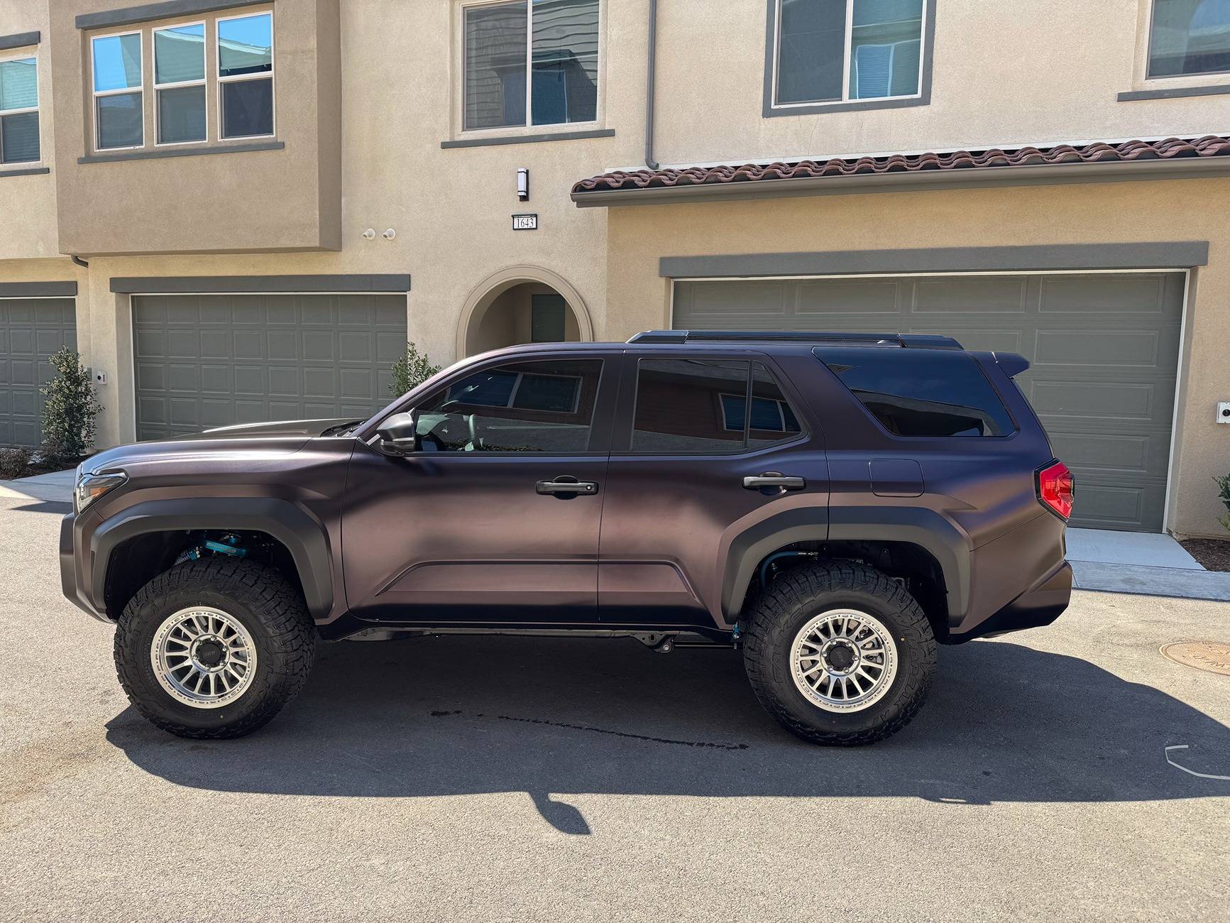 Vinyl wrapped 2025 4Runner build: 2" level lift, +25 offset RRW wheels ...