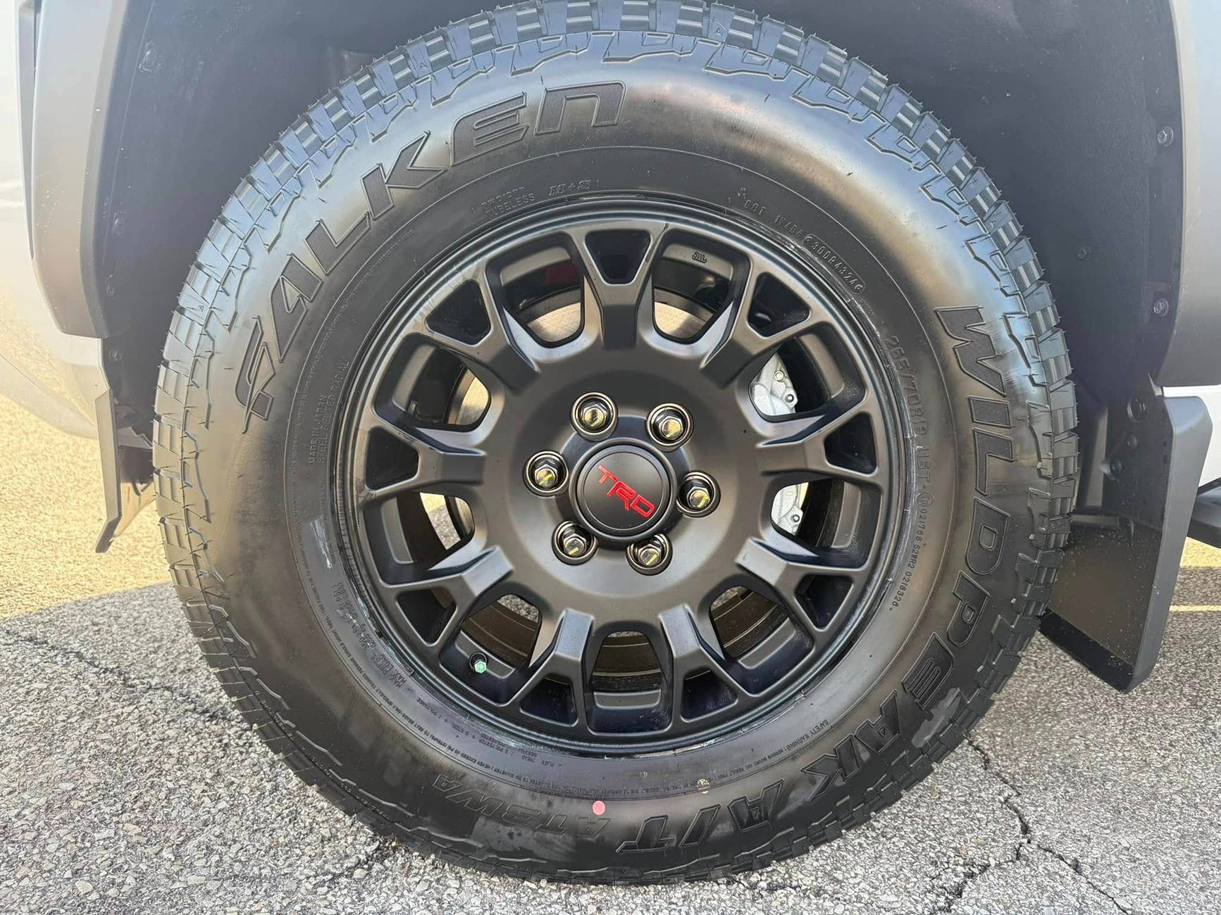 18" TRD Wheels upgrade on TRD Off-Road Premium (on Falken Wildpeak A ...