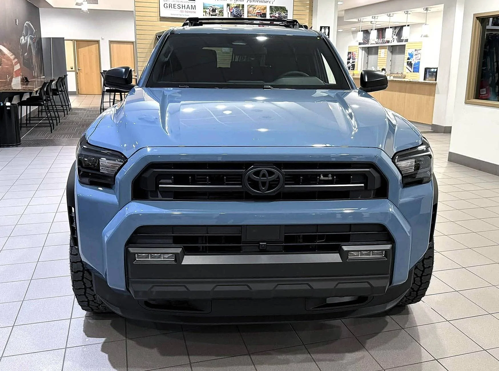 +25 mm offset Black Rhino Wheels (BR015) on 2025 4Runner SR5 6th Gen ...