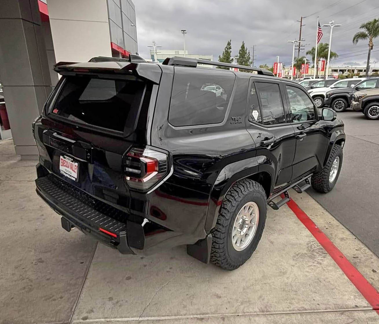 Black TRD Sport 2025 4Runner on Elevate Level Kit, 17" Method Wheels ...