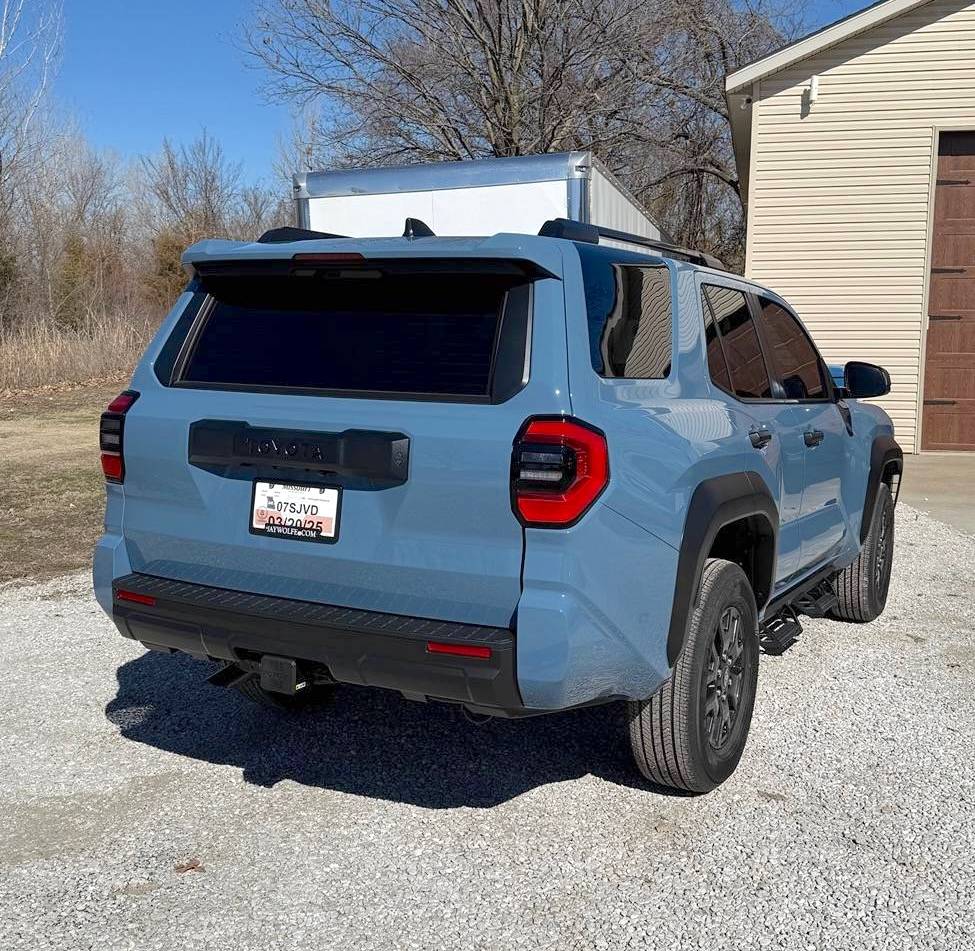 Idle hands = debadged, painted Toyota emblem, tints | 2025 4Runner ...