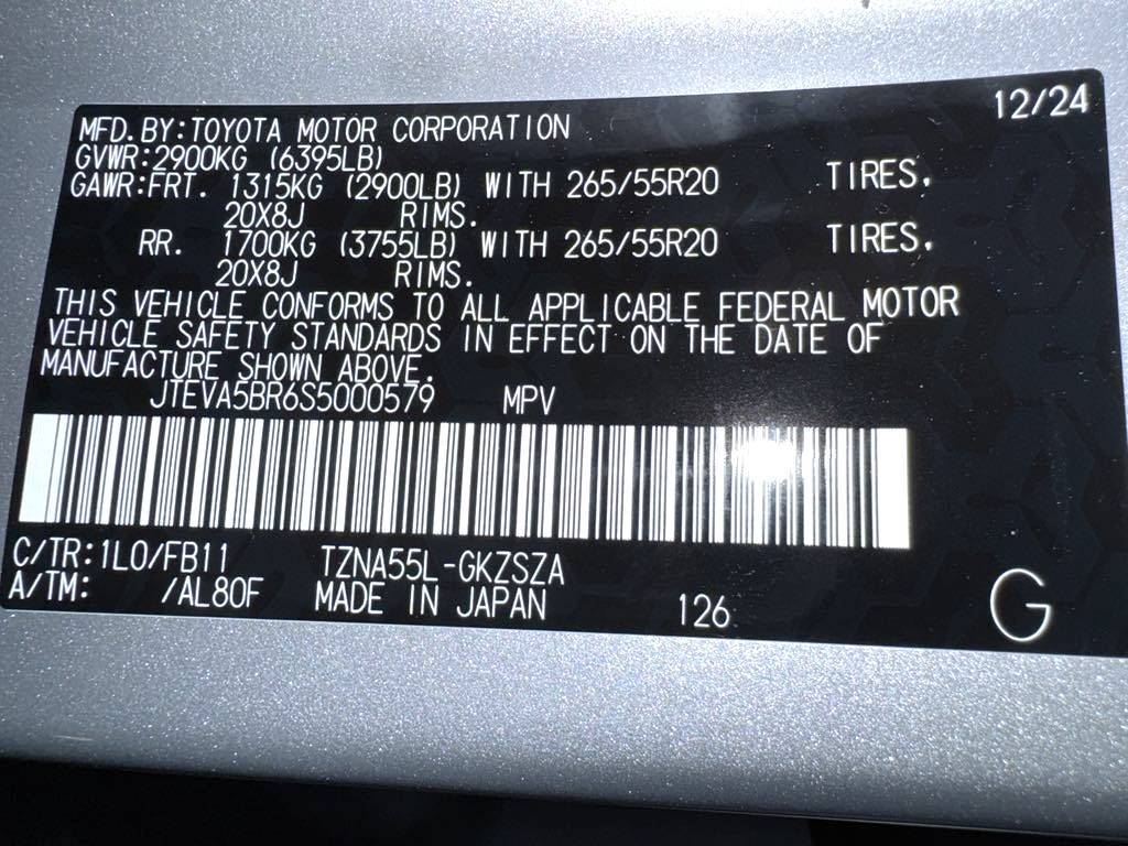 Door Stickers: Payload Capacity & GVWR Numbers | 2025 4Runner Forum ...