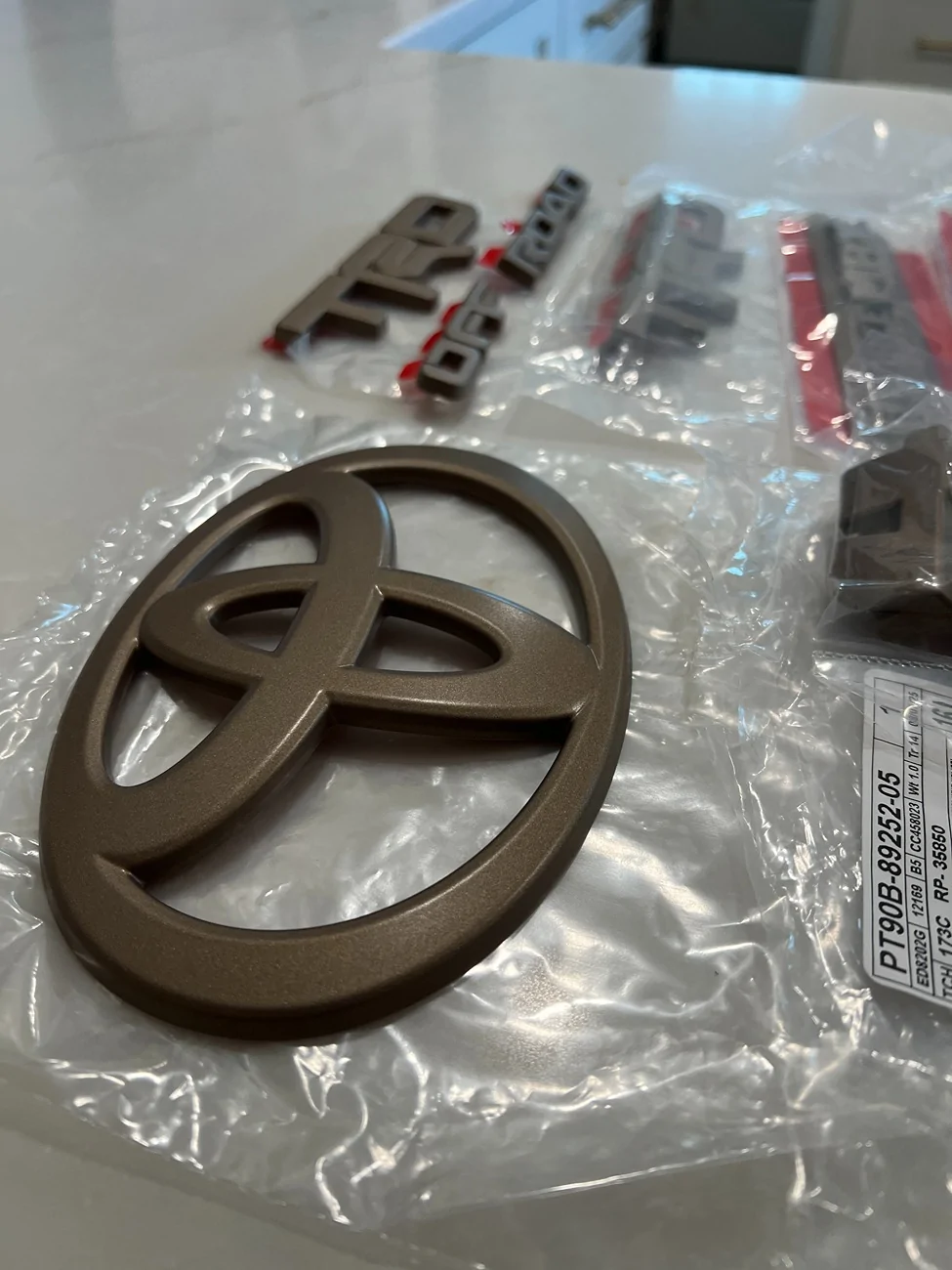 Georgia - WTS - Toyota OEM Bronze Emblem Overlay Kit - TRD Off Road ...