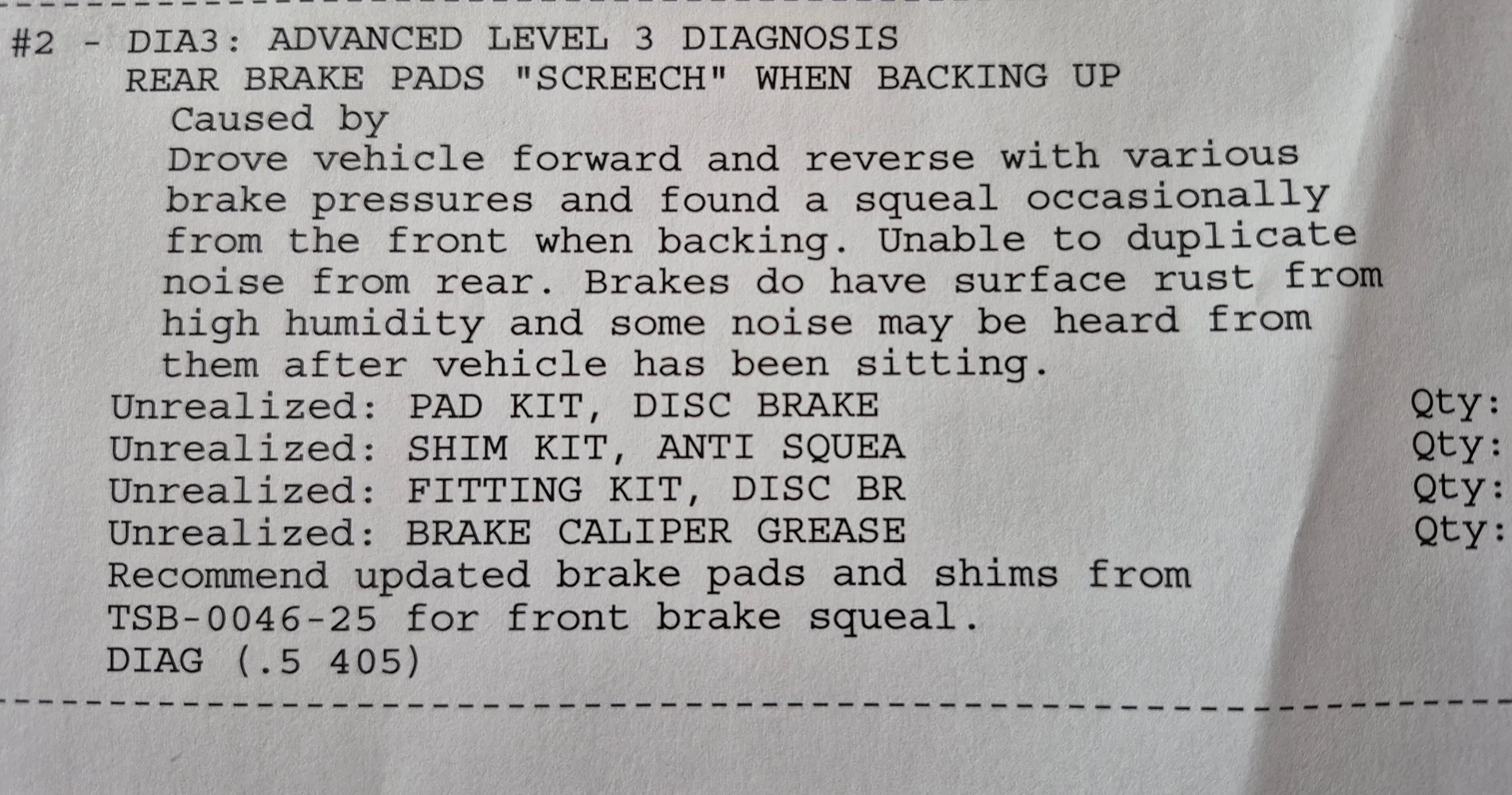 2025 4Runner SR5 brakes squeal like dying banshee when cold | Page 6 ...