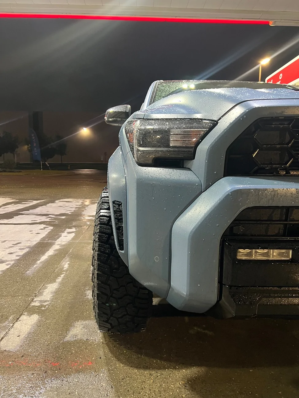 Heritage Blue TRD sport + matte PPF wrap, black roof wrap, TE37 wheels ...