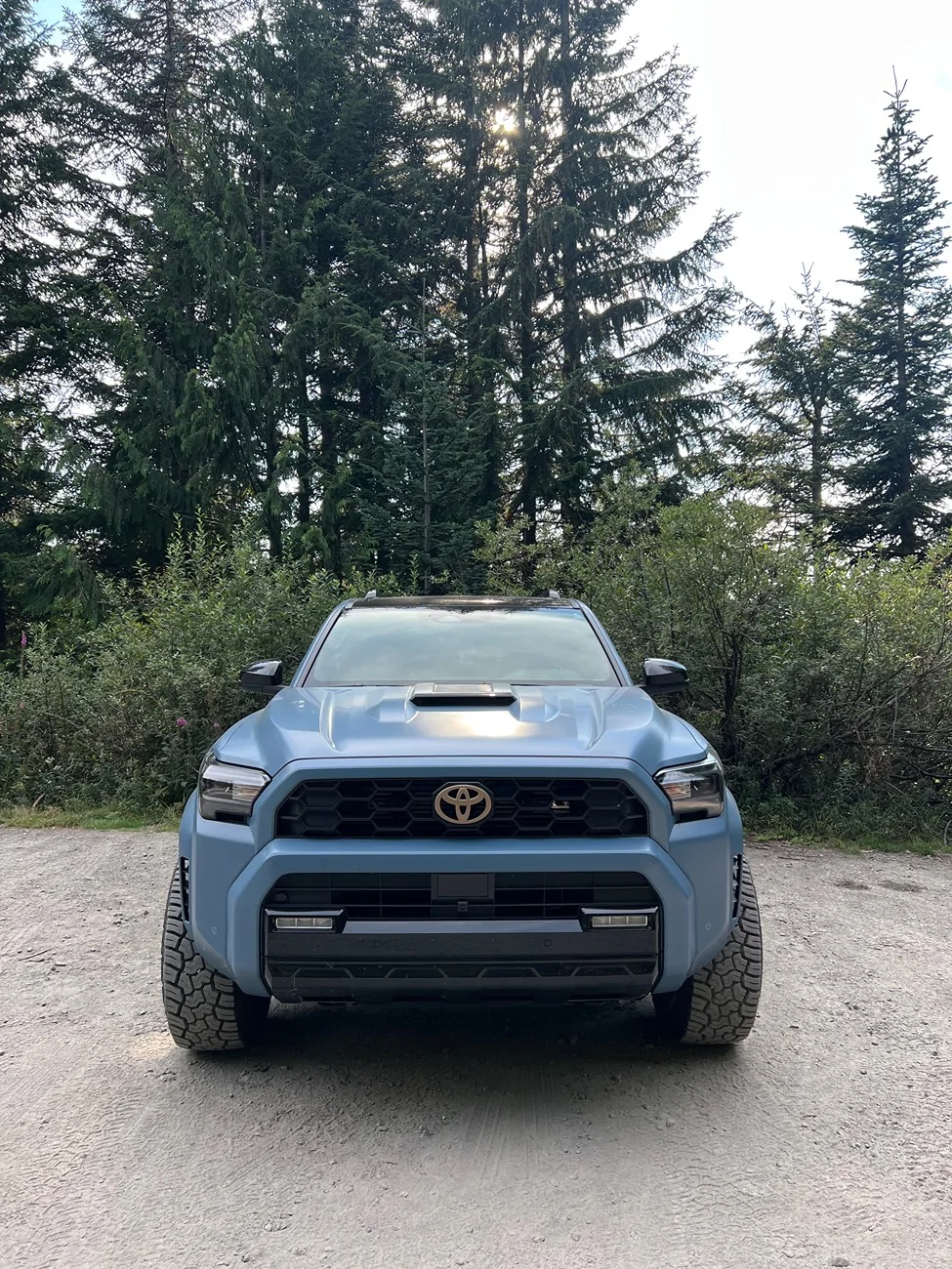 Heritage Blue TRD sport + matte PPF wrap, black roof wrap, TE37 wheels ...