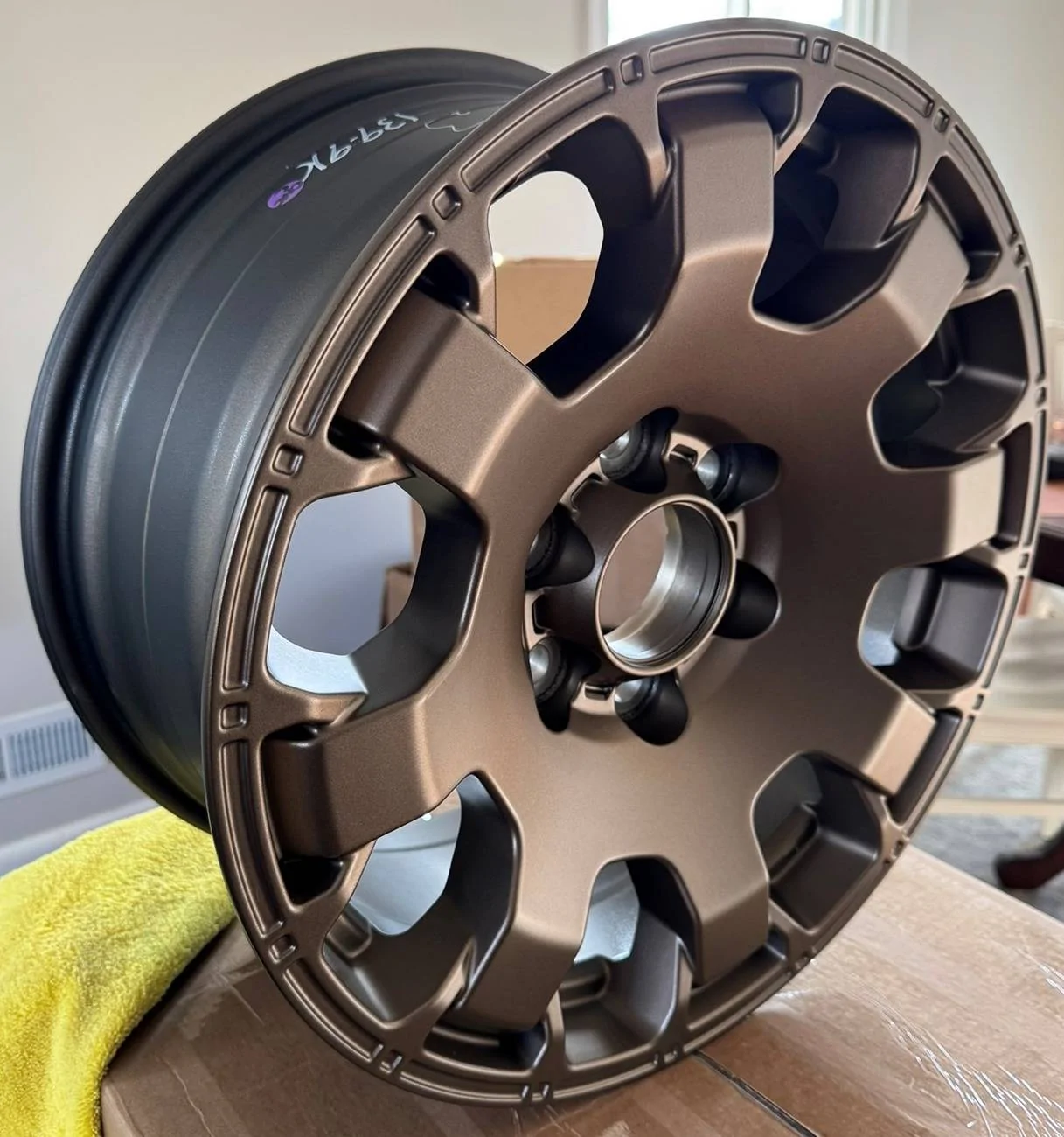 KO3 tires (275/70R18) tires + Trailhunter wheels fit on stock TRD Off ...