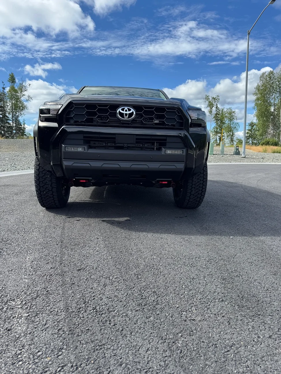 Murdered out / blacked out TRD ORP on 2" Rough Country level lift, 275 ...