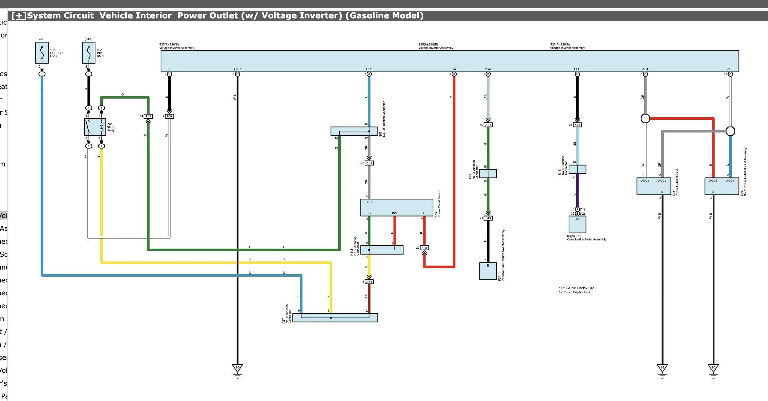 Interior Power Outlet Inverter Wiring / Electrical Circuit Diagram ...