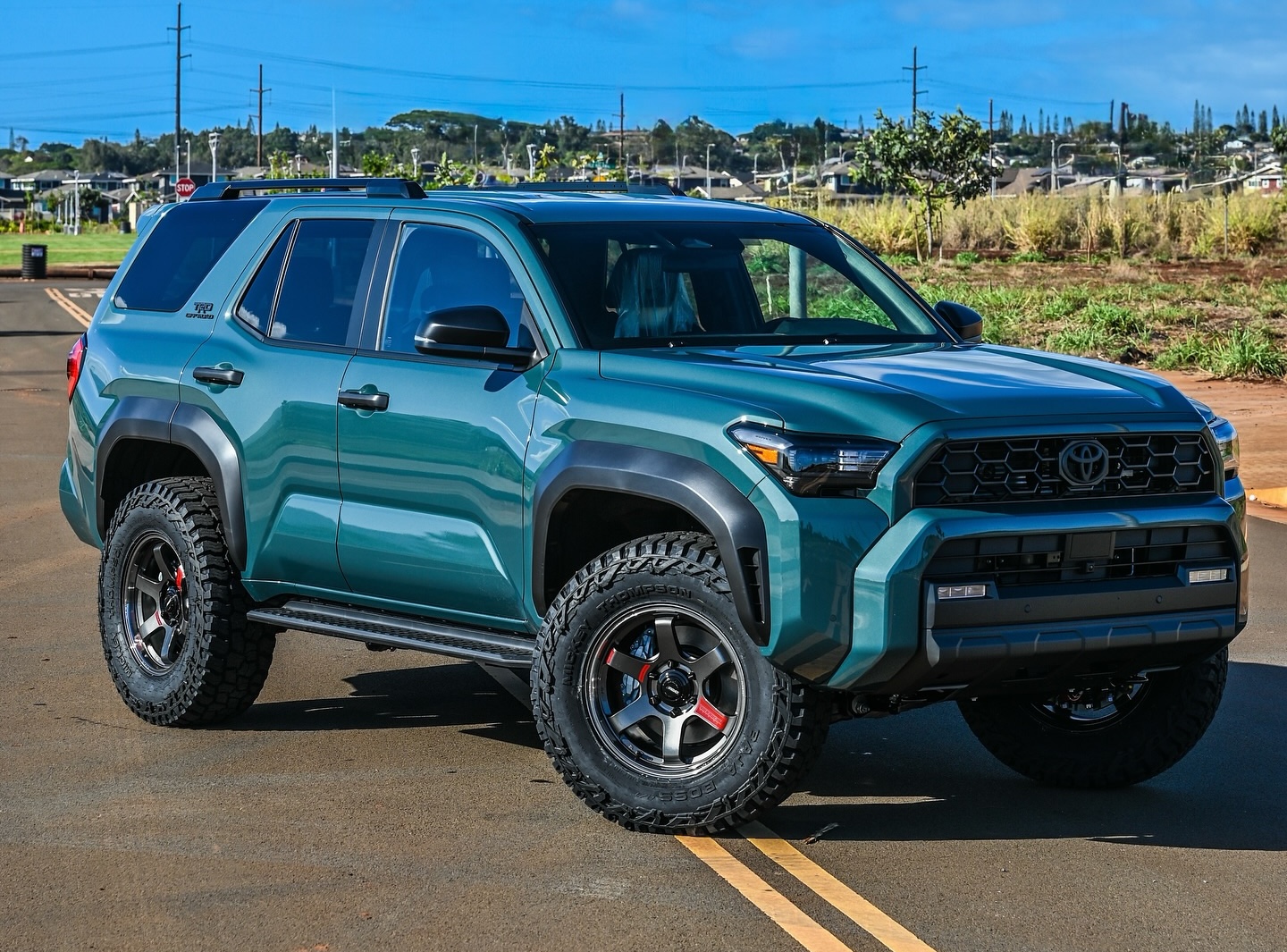 35's, Level Lift Kit, Aftermarket Wheels Volk TE37 on 2025 4Runner TRD Off-Road Build (Everest ...