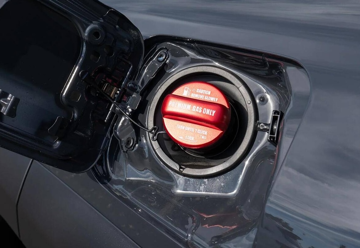 Red Aluminum Gas Cap Cover from Japan | 2025 4Runner Forum (6th Gen ...