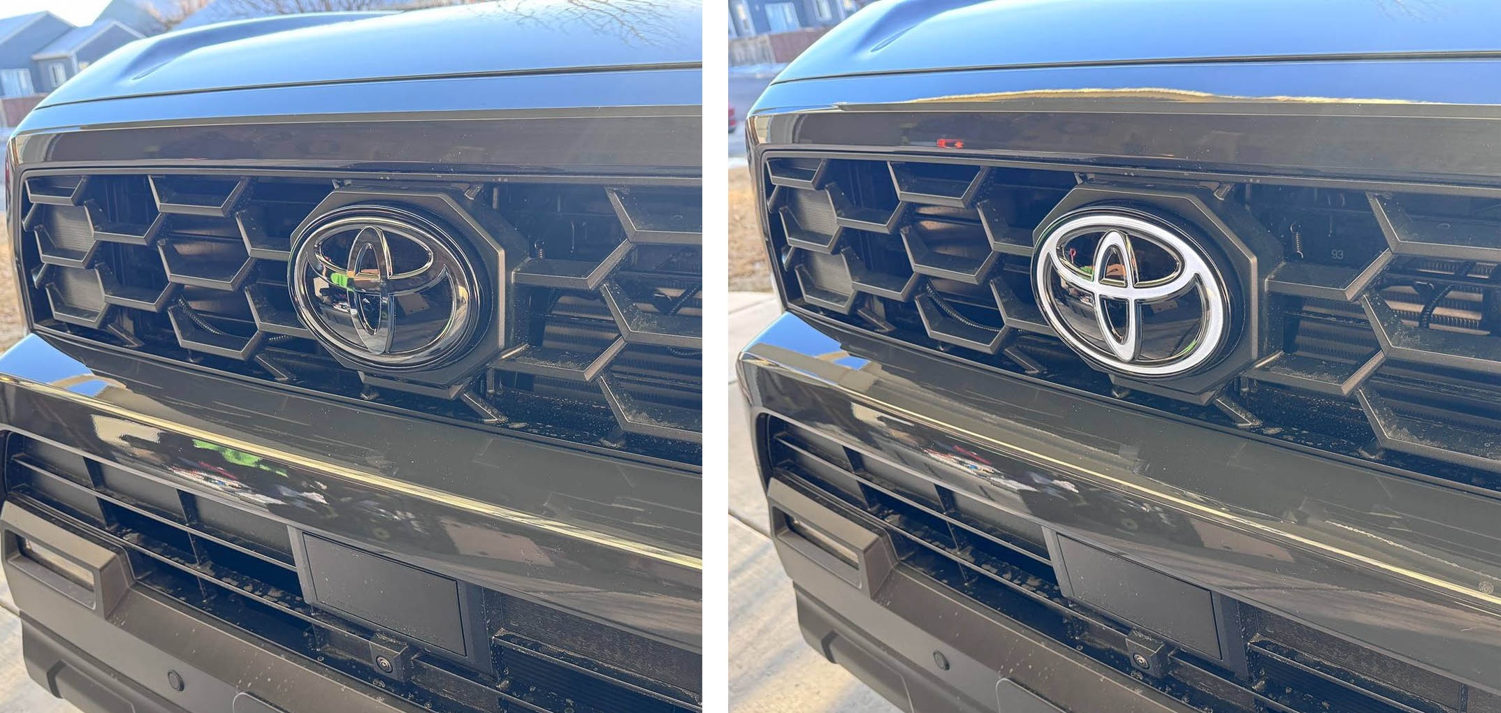 OEM Illuminated Front Emblem: Dark Chrome w/ Light Up LED installed [+ part number / price ...