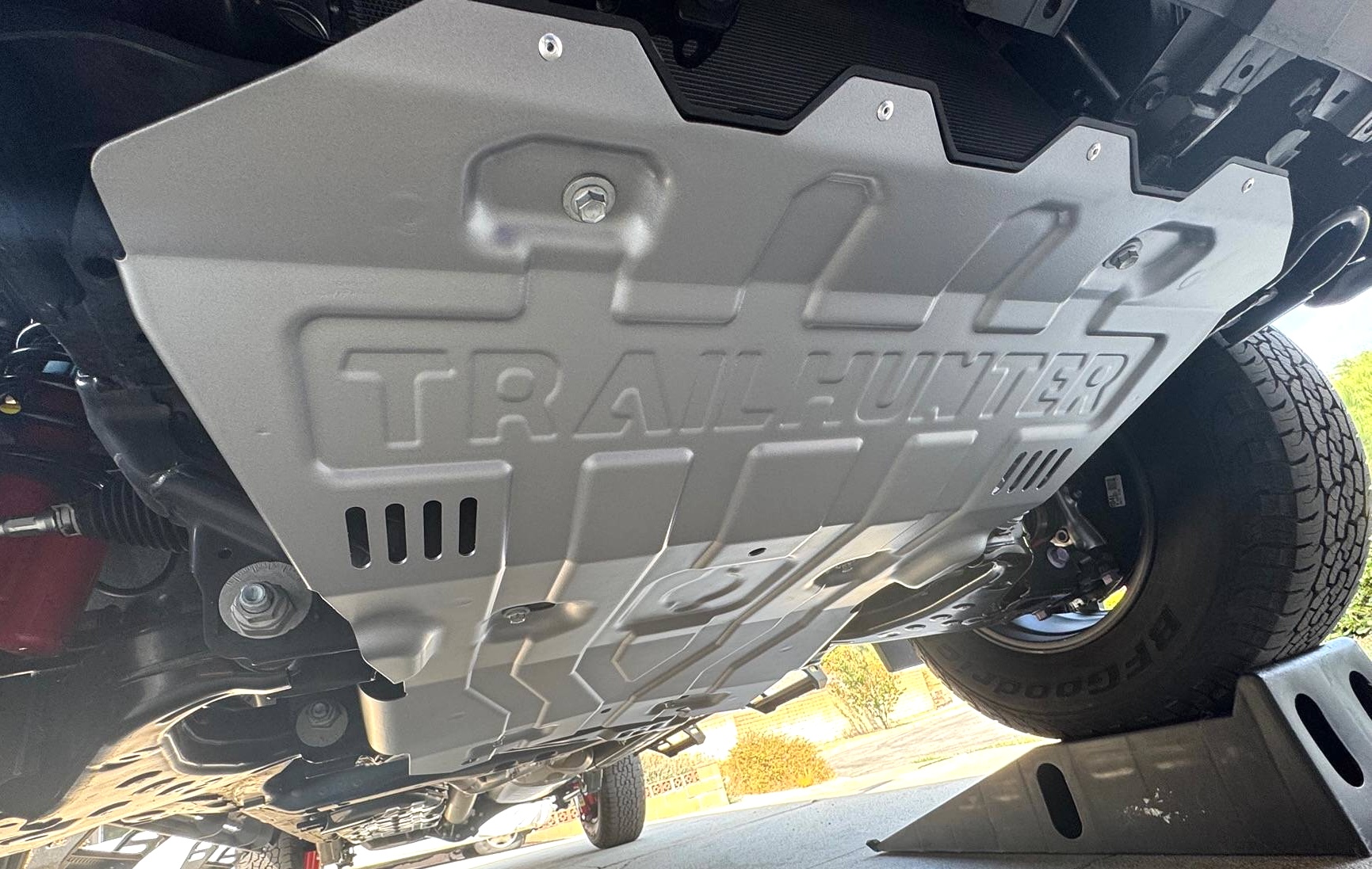 All Trailhunter Skid Plates install on TRD Off-Road: Front Bash Plate ...