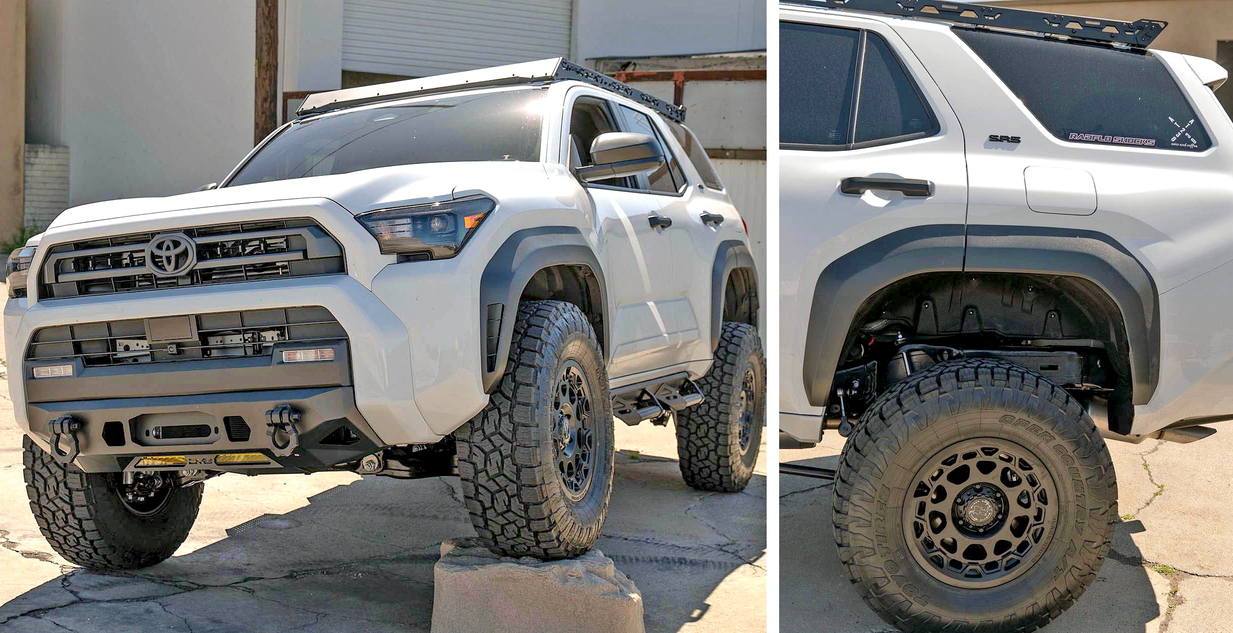 SR5 build: DV8 centric bumper, DV8 roof rack, Radflo 2" shocks lift, 35 ...