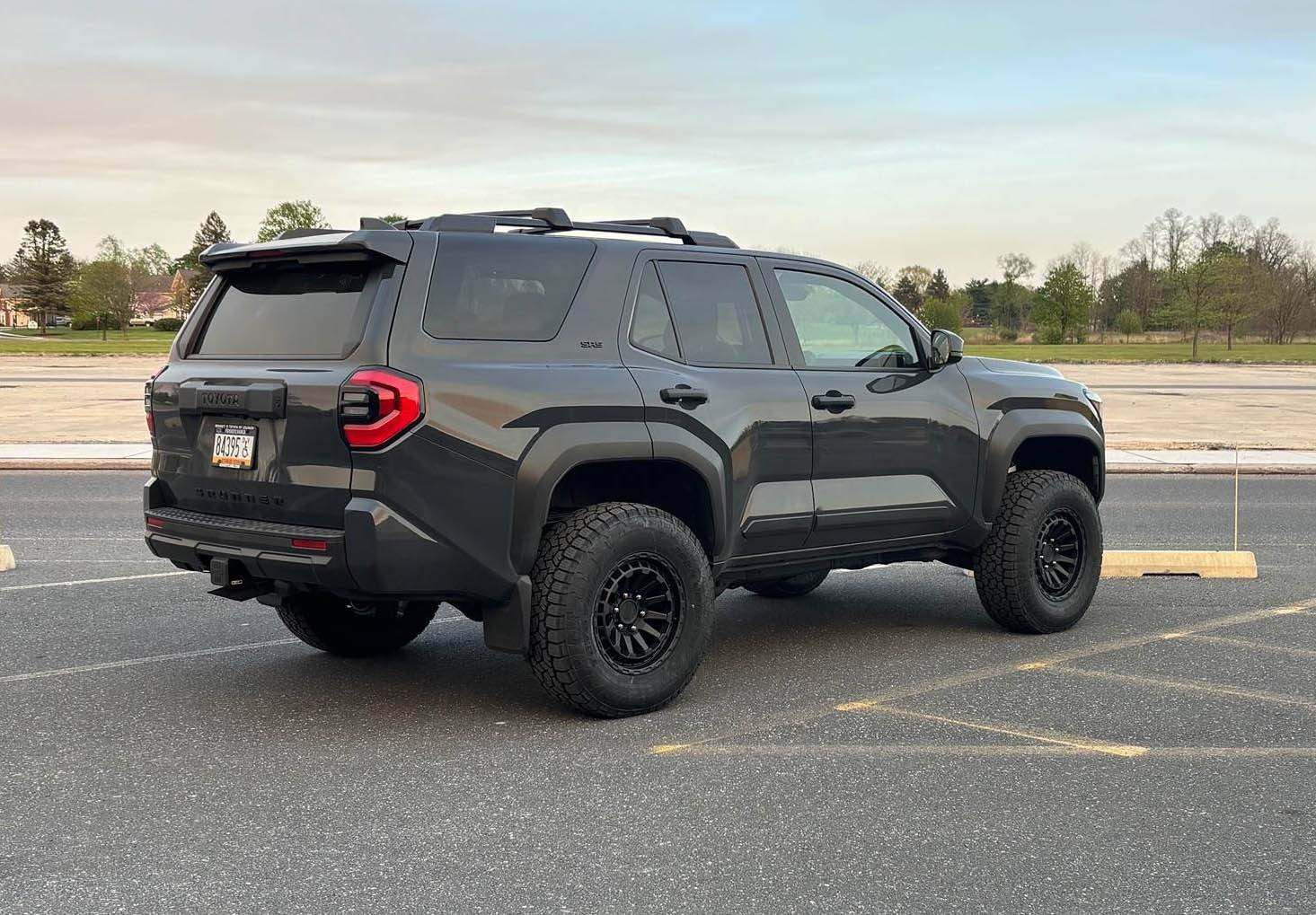 3.5" inch RC suspension lift. 285/70/17 AT3 Tires. 17" Black Rhino Raid ...