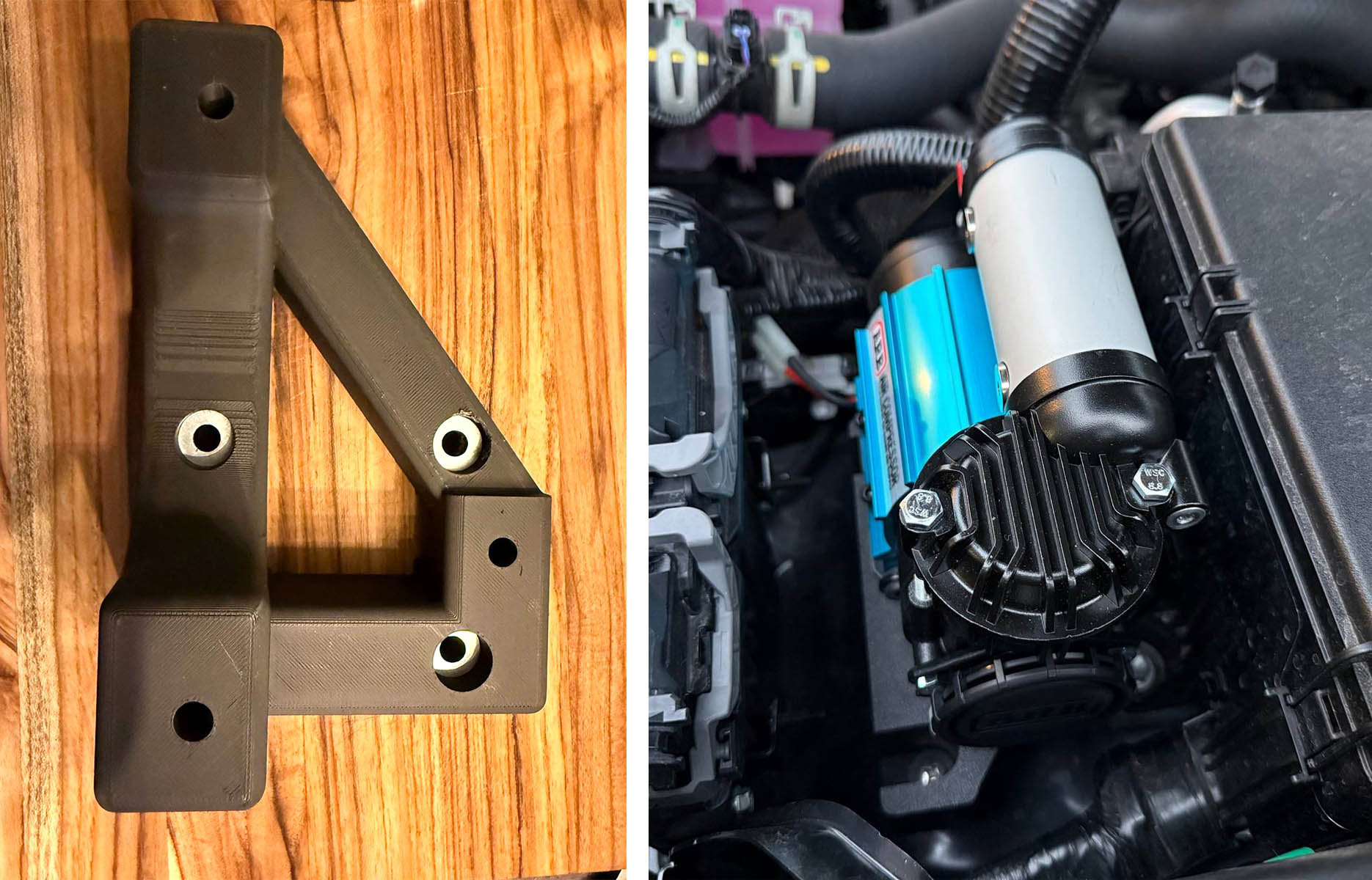 3D Printed Bracket For ARB Single Air Compressor - Underhood Mount [STL ...