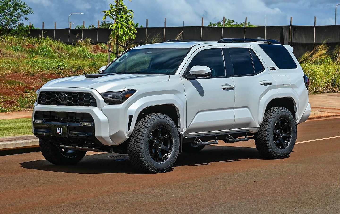 Wind Chill Pearl TRD Sport Build on Fuel +20 Offset Wheels, KO3 285/65 ...