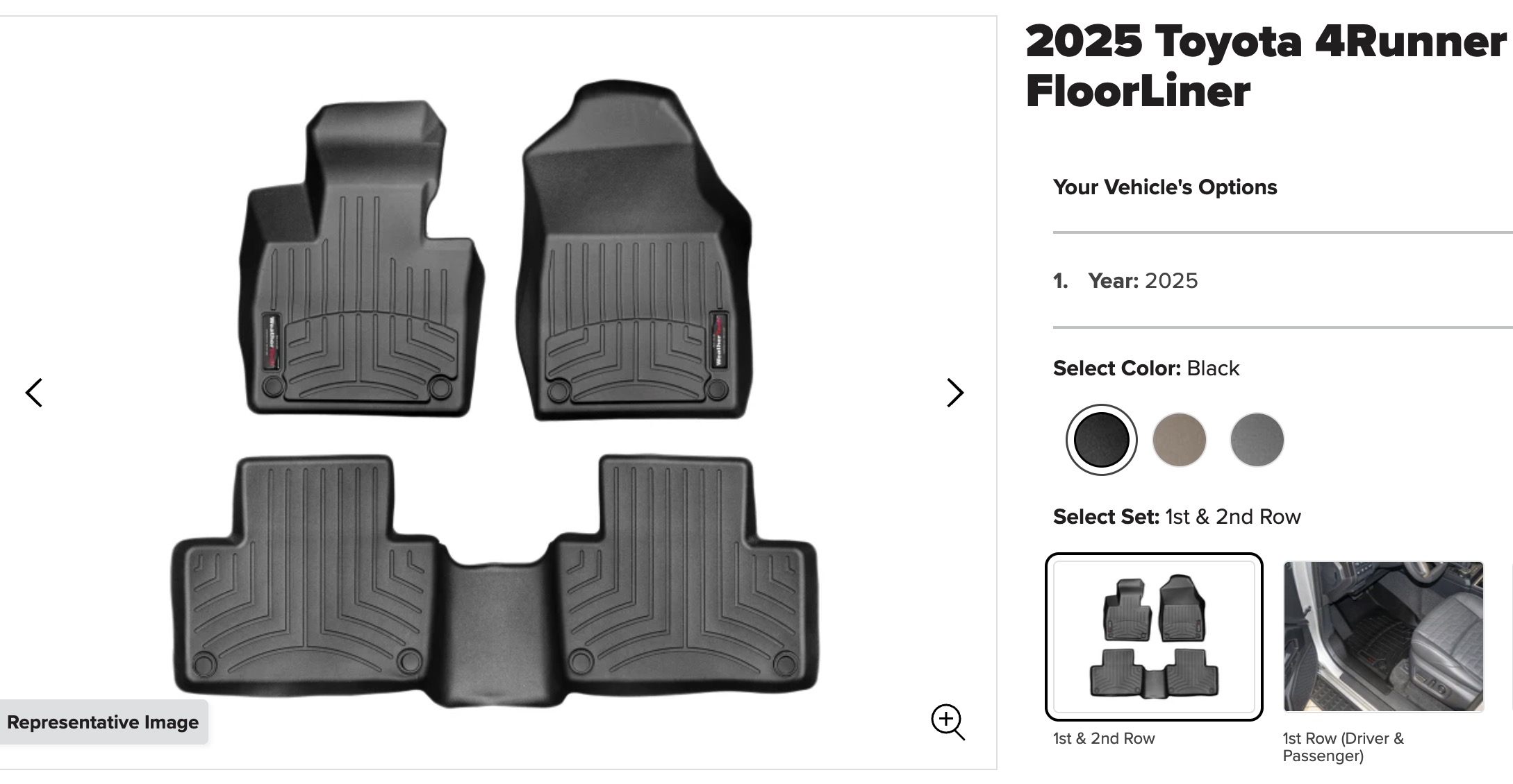 Weathertech floor liners now available for 2025+ 4Runner 6th gen | 2025 ...