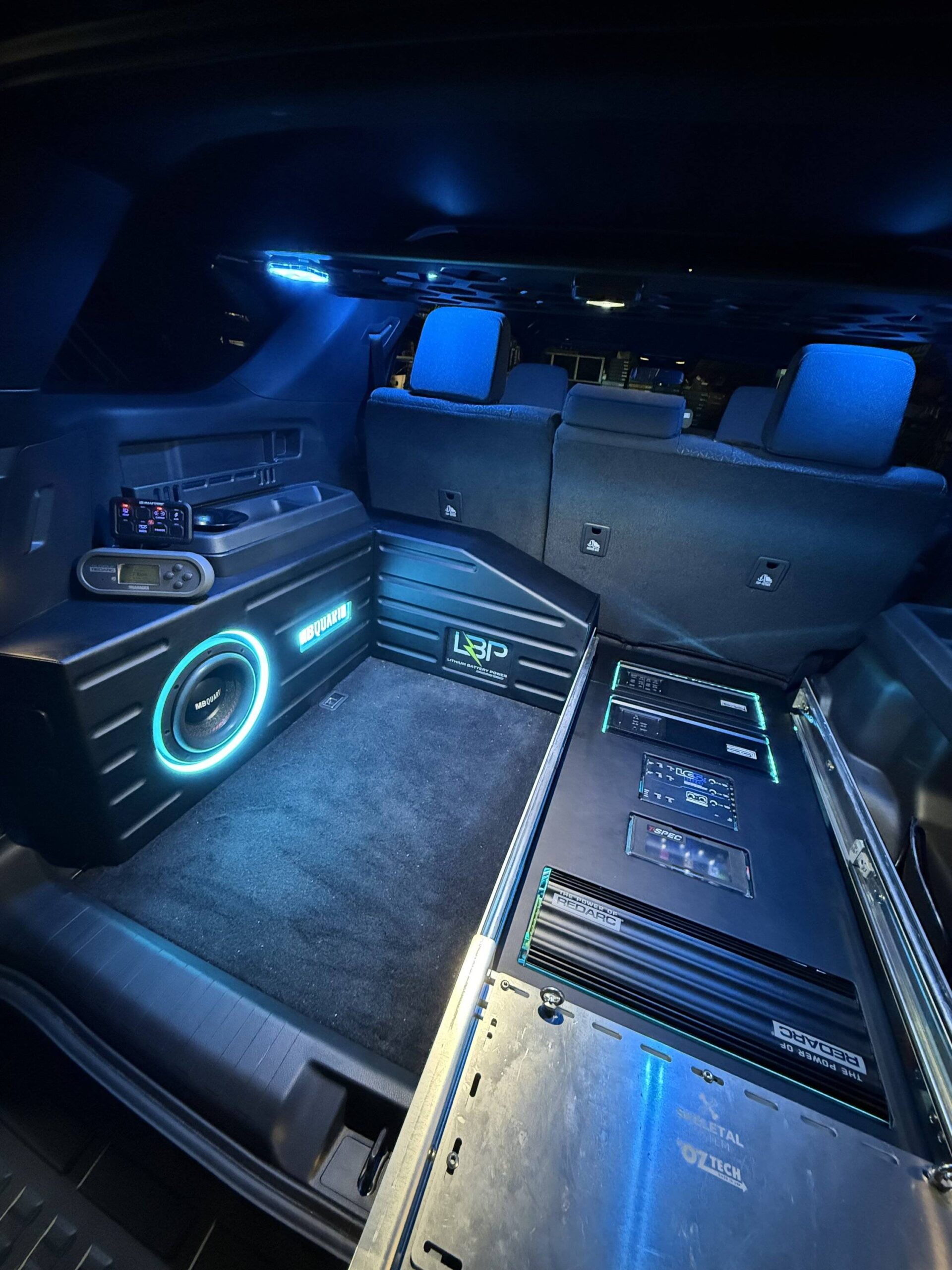 Big stereo / audio upgrade build ... MB Quart system, REDARC, lighting ...