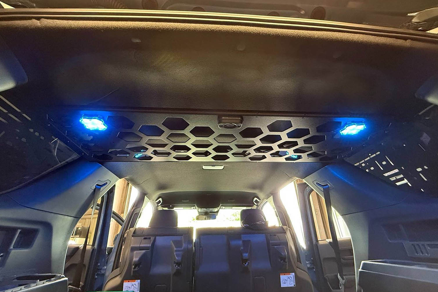 CAtuned rear cargo shelf installed + custom lighting | 2025 4Runner ...