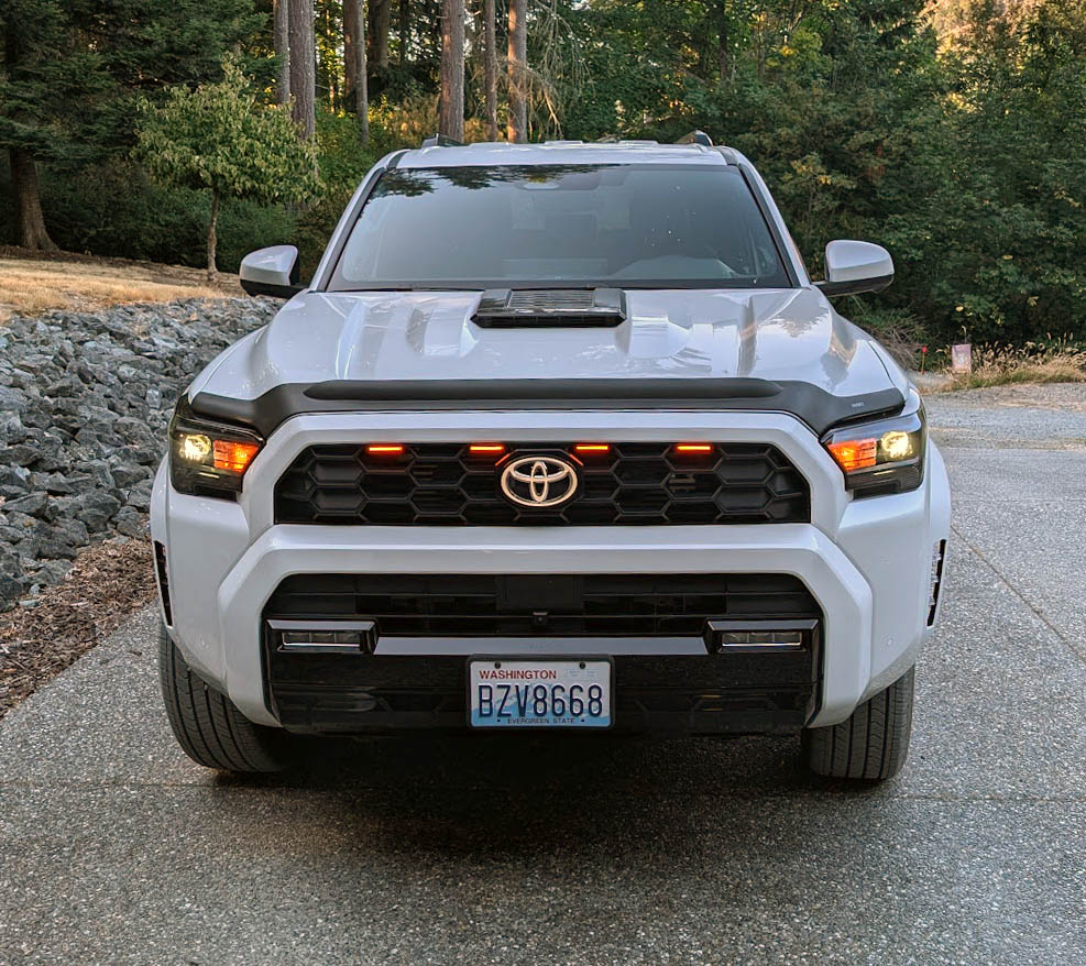 Installed Raptor Lights on 4Runner TRD Sport Premium grille | 2025 ...