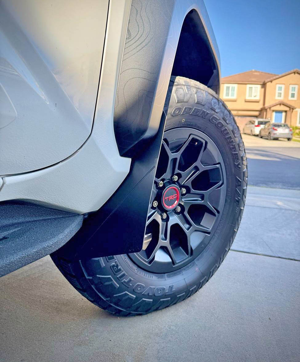Ark Mudflaps & OEM TRD Running Board Install on 2025 4Runner TRD Pro ...