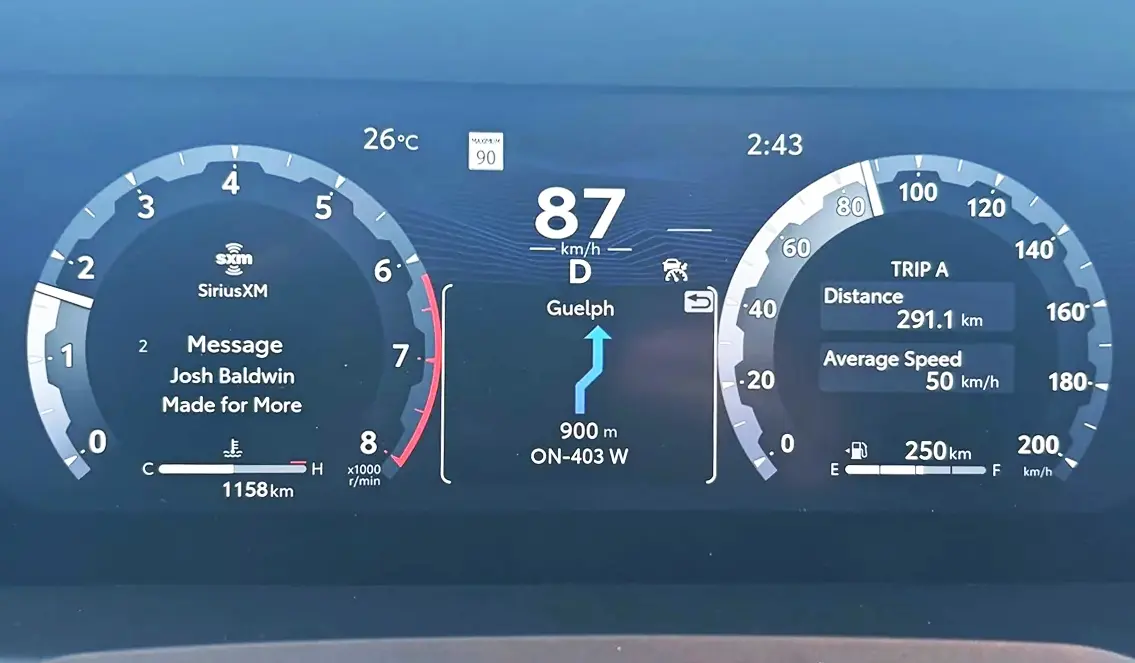 Google Maps directions now appear in gauge cluster after installing iOS 26 | 2025+ 4Runner Forum ...