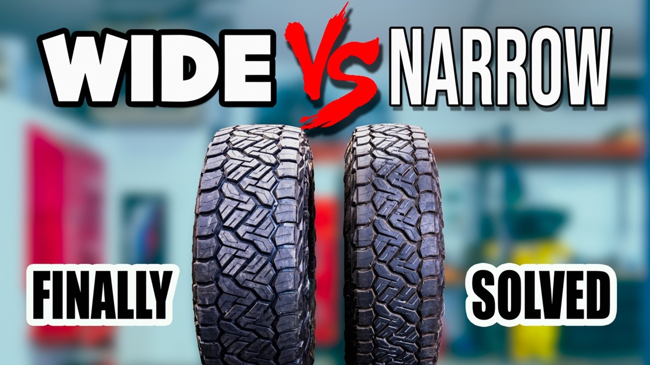 Wide vs. Narrow Tires & Wheels - Air Down Contact Patch Size Test ...