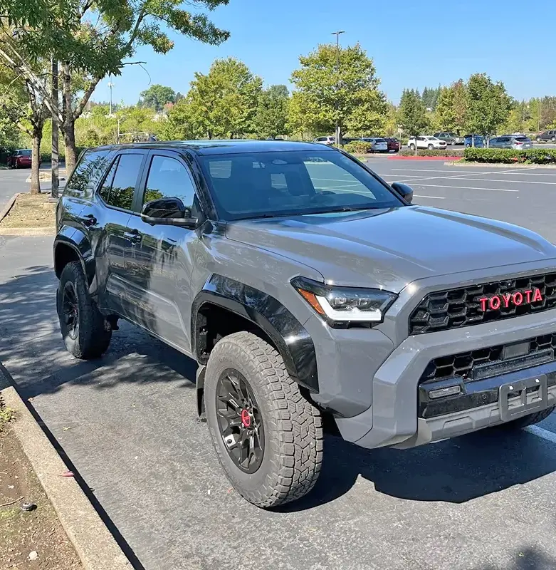 Cleaned up TRD Pro - removed running boards & roof rails. Swapped scoop ...